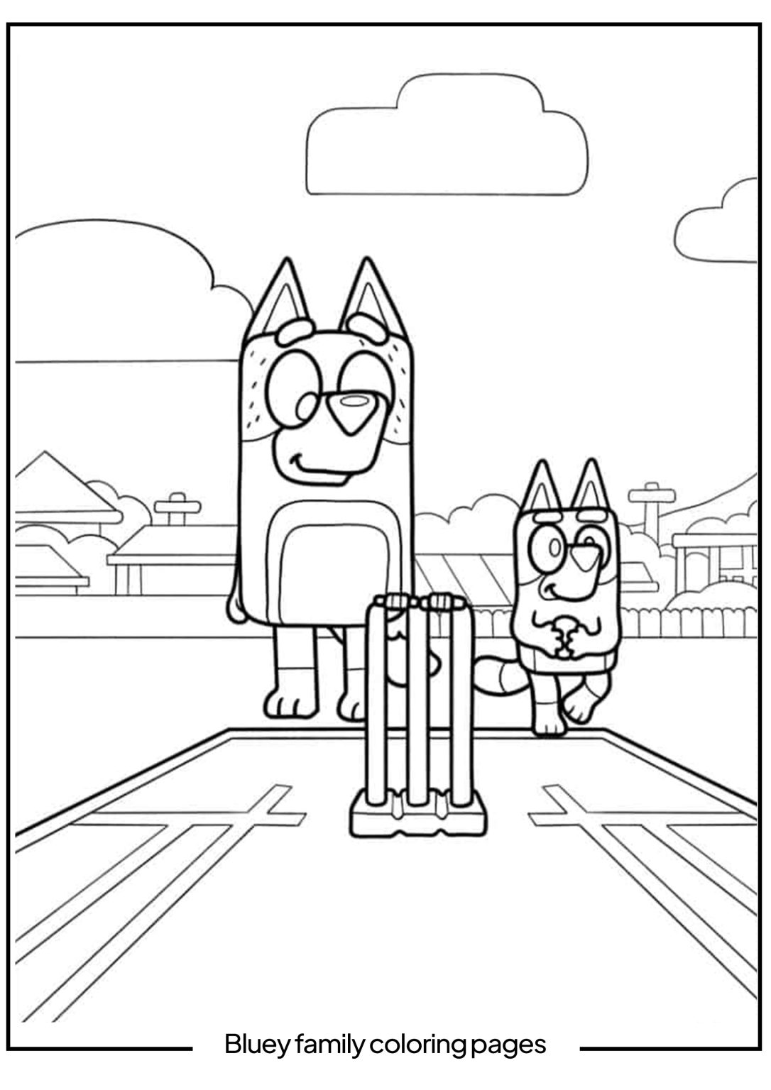 Bluey Family Coloring Pages - (20+ Free PDF Printables)