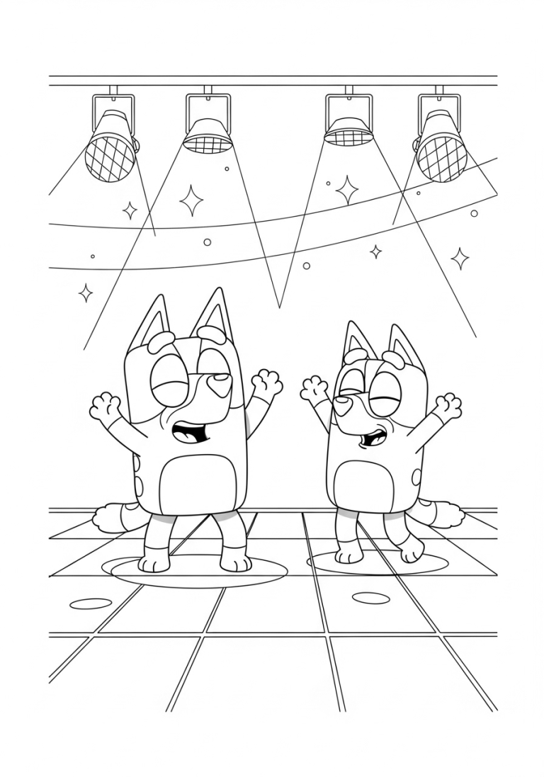 Bluey And Bingo Coloring Pages (20+ Free Printables) - 2026