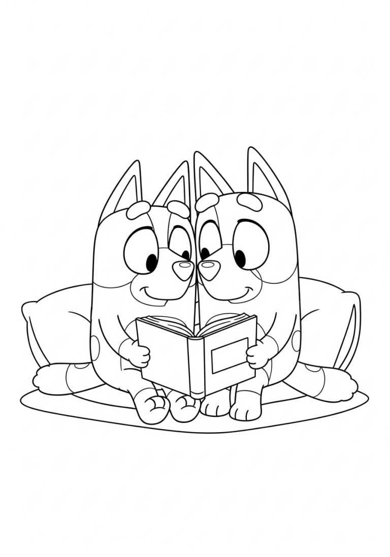 Bluey And Bingo Coloring Pages (20+ Free Printables) - 2026