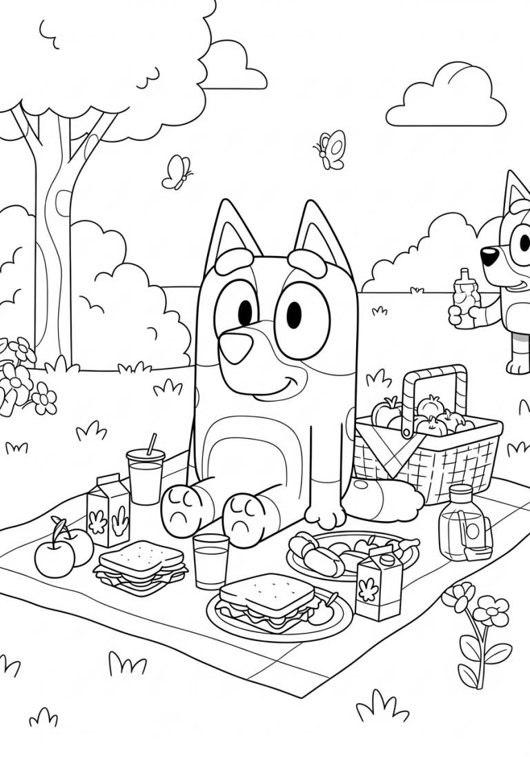 Bluey And Bingo Coloring Pages (20+ Free Printables) - 2026
