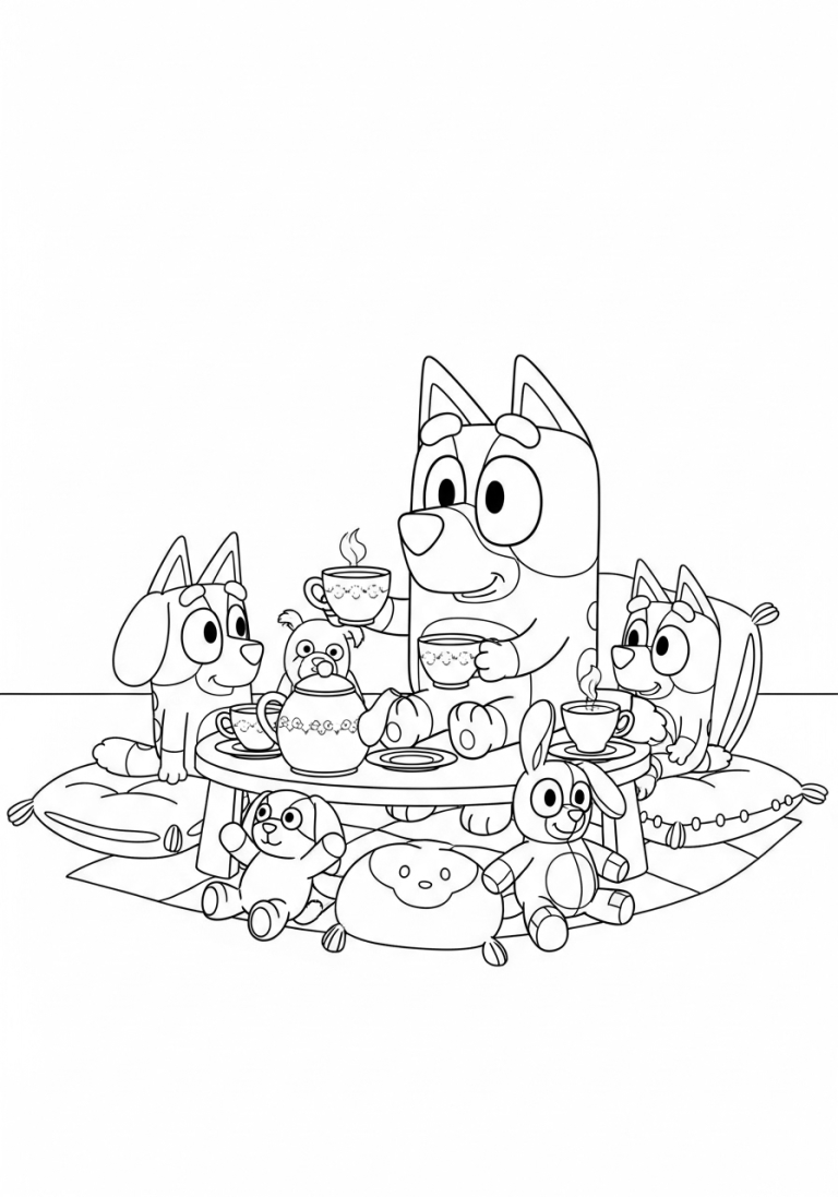 Bluey And Bingo Coloring Pages (20+ Free Printables) - 2026