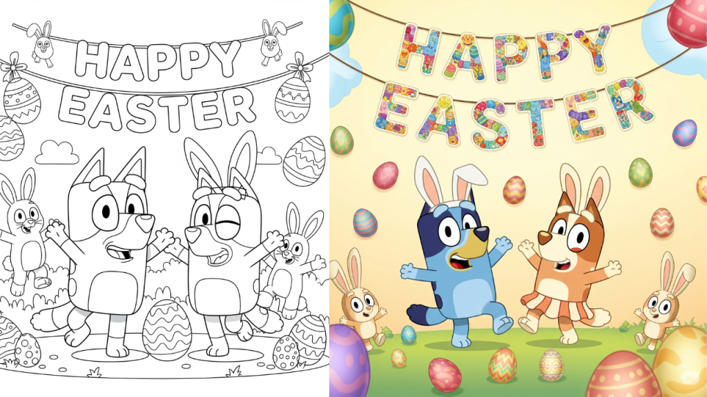 20+ Bluey House Coloring Pages - (Free PDF Printables) 2025