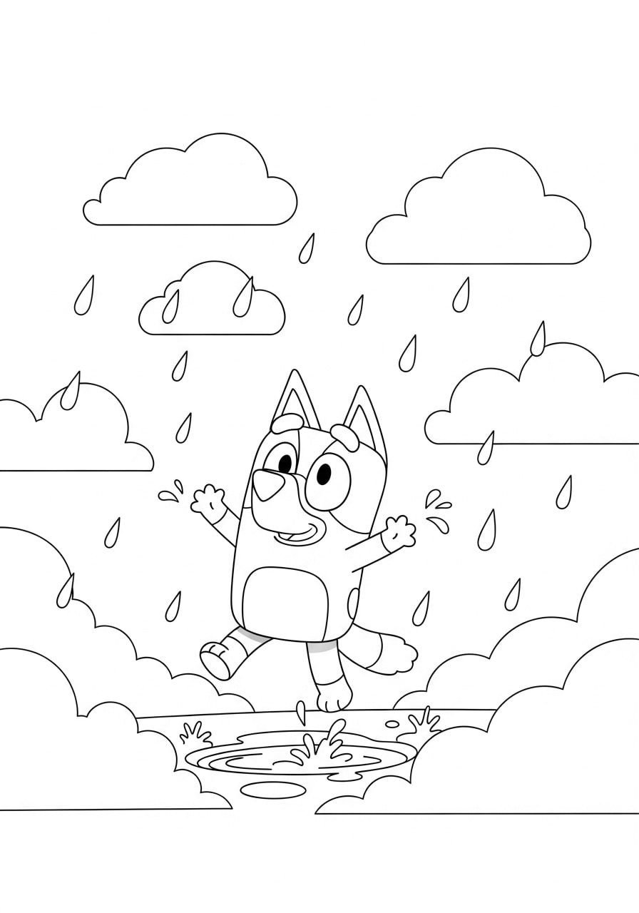 Bluey Spring Coloring Pages - [20+ Free Printable PDF]